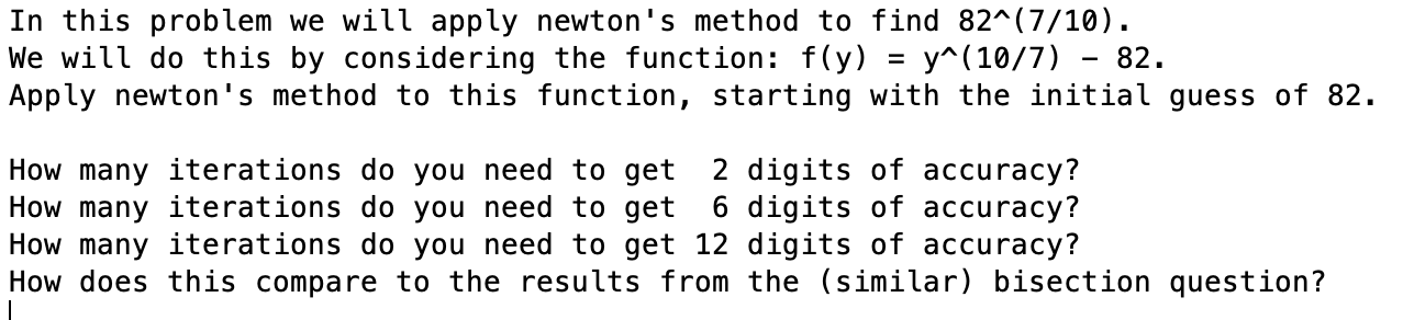 In this problem we will apply bisection to find | Chegg.com