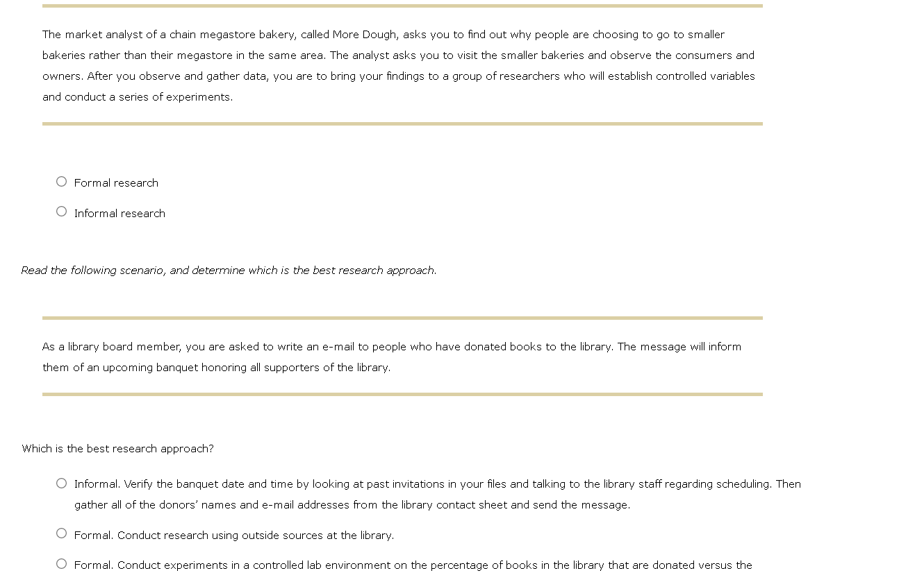 Solved Which questions should you ask yourself in order to | Chegg.com