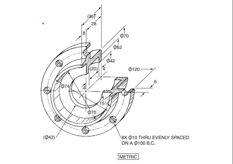 Solved please draw using solidwork step by step Directions: | Chegg.com