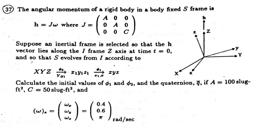 Solved 37. The angular momentum of a rigid body in a body | Chegg.com