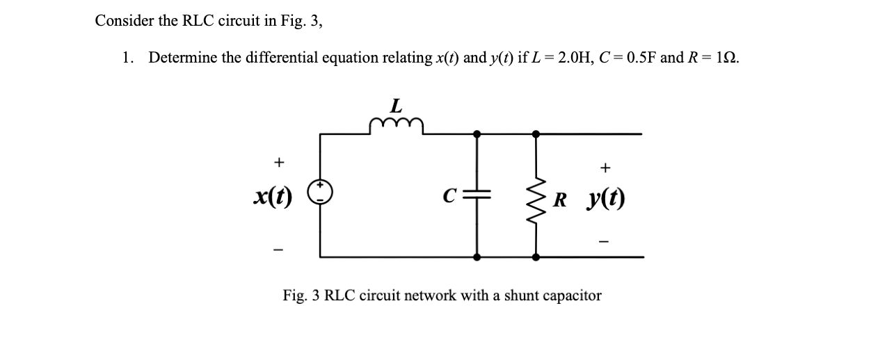 Solved LTIC System, using Linear | Chegg.com