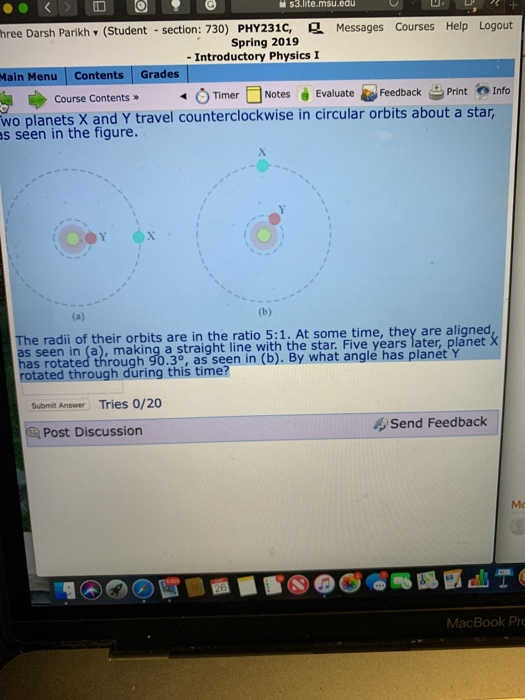 Solved її S3.lite.msu.edu hree Darsh Parikh (Student | Chegg.com