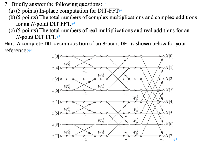 Solved 7. Briefly answer the following questions: (a) (5 | Chegg.com