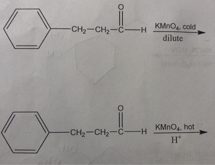 Solved Et2O 2. H3O* CH2-CH2-CH K KMnO4, cold dilute H2-CH | Chegg.com