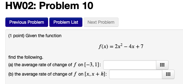 Solved HW02: Problem 10 Problem List Previous Problem Next | Chegg.com