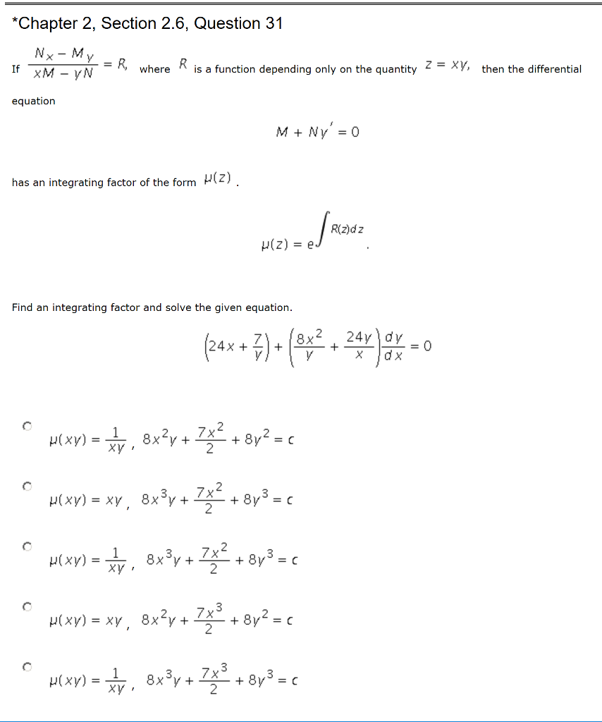 Solved *Chapter 2, Section 2.6, Question 31 - R where R is a | Chegg.com