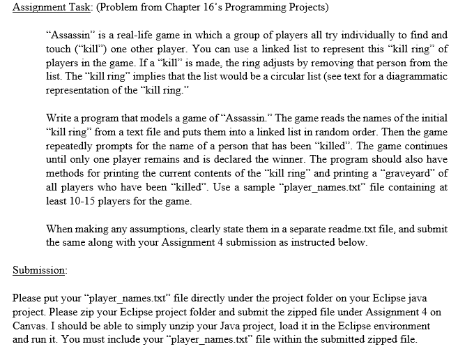 Solved Assignment Task: (Problem from Chapter 16's | Chegg.com