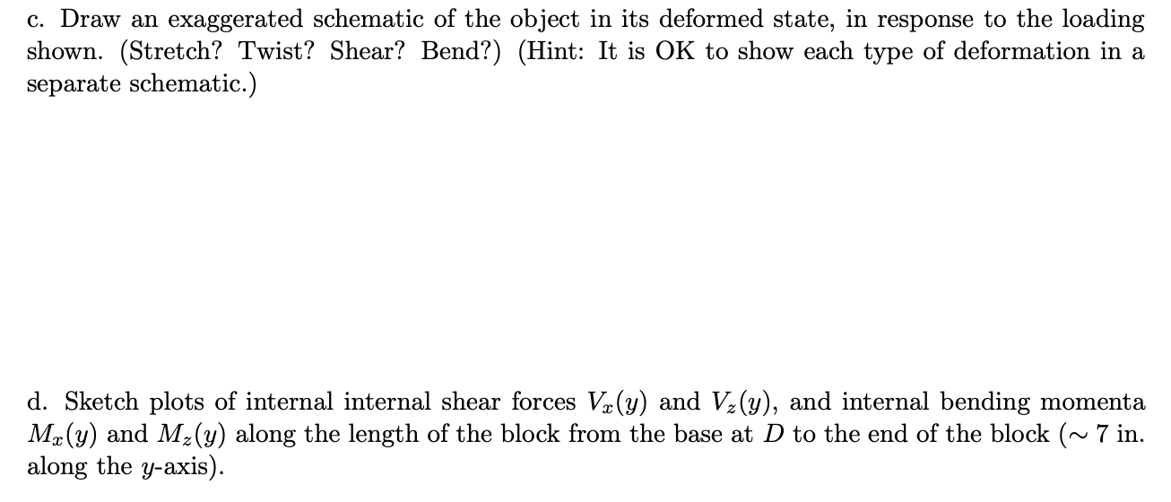Solved 3. The orientation of the figure and coordinate axes | Chegg.com