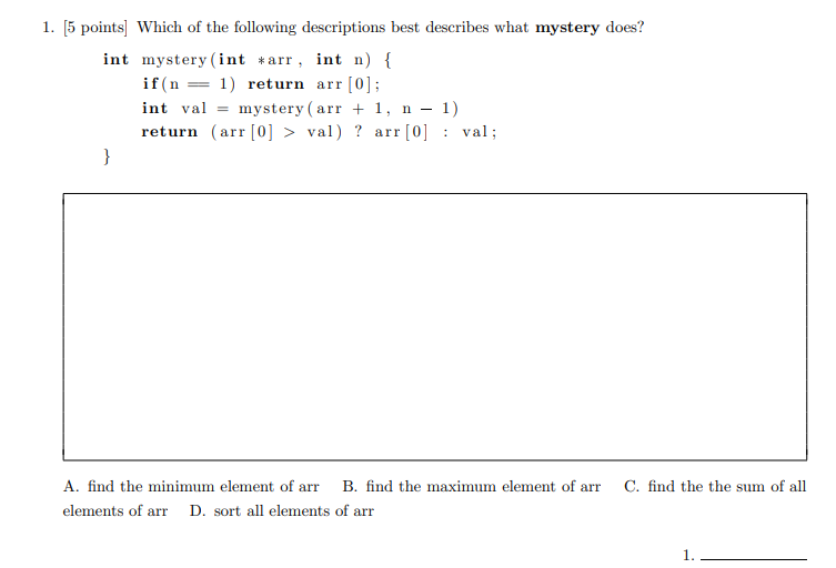 Solved make a recusive tree with this program with these | Chegg.com