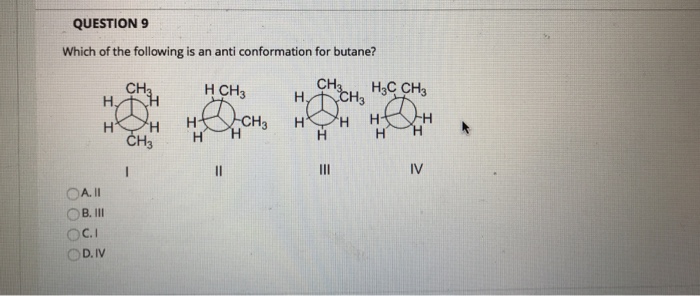 Solved QUESTION 9 Which of the following is an anti | Chegg.com