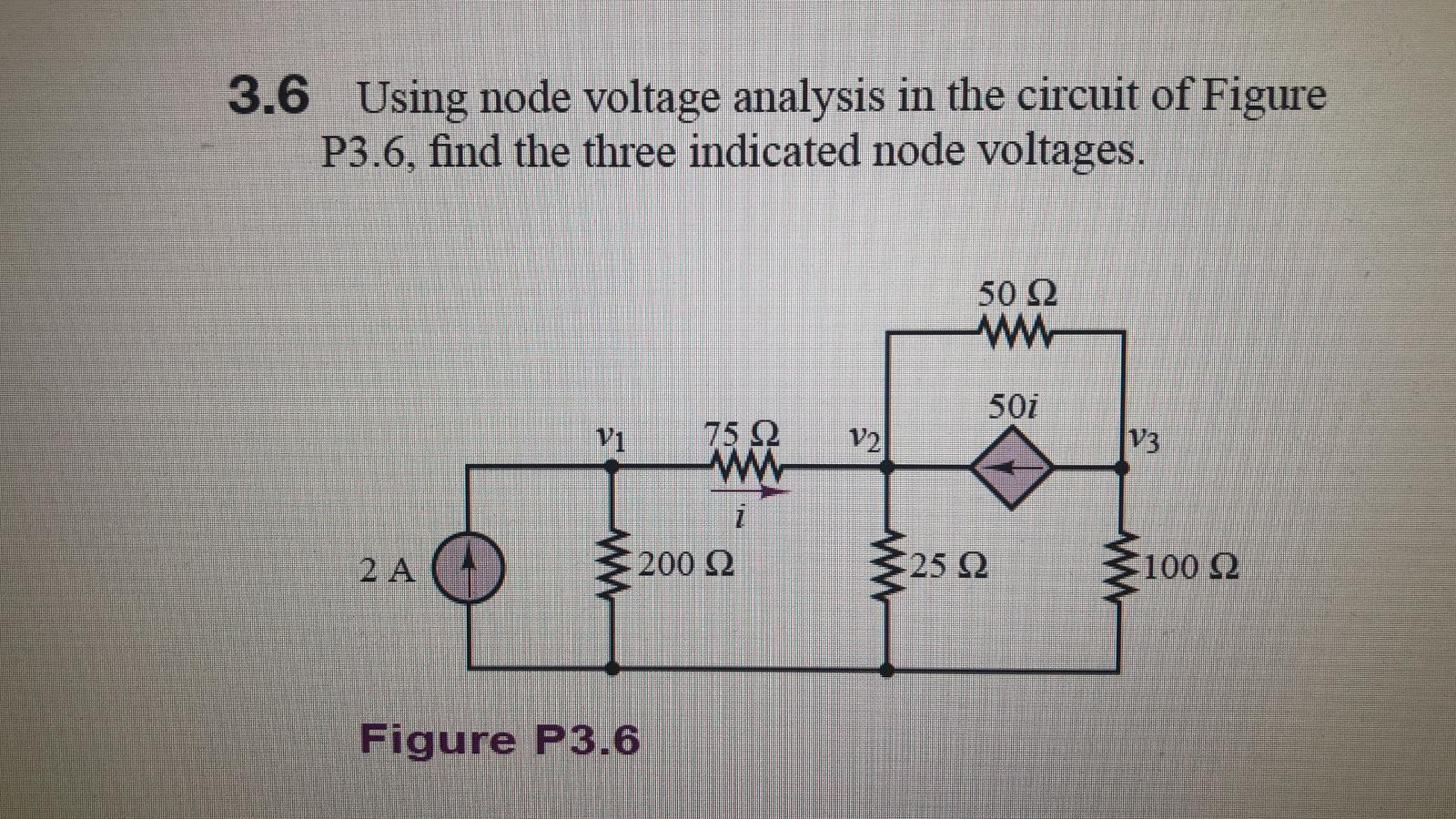 Solved Using mesh current analysis, find the current i, in | Chegg.com