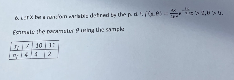 Solved Let x ﻿be a random variable defined by the p. ﻿d. | Chegg.com