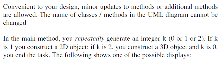 Java Question: Hi all, I need help with the question | Chegg.com
