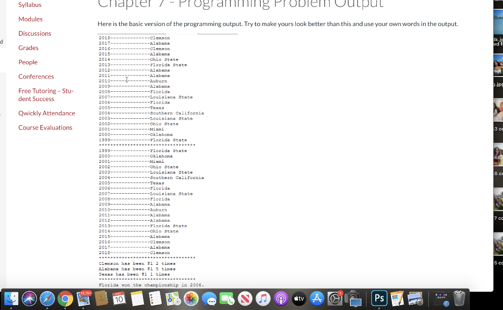 Solved Chapter 7 of Starting Out with C++ from Control | Chegg.com