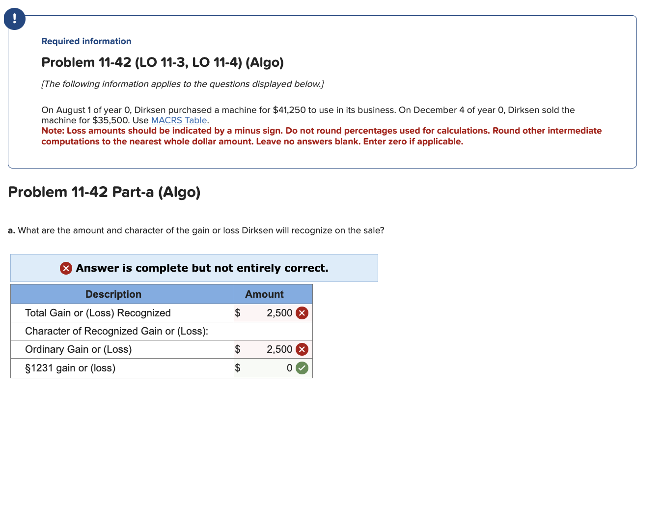 Solved Problem 11-42 (LO 11-3, LO 11-4) (Algo) [The | Chegg.com Solved Problem 11-42 (LO 11-3, LO 11-4) (Algo) [The | Chegg.com