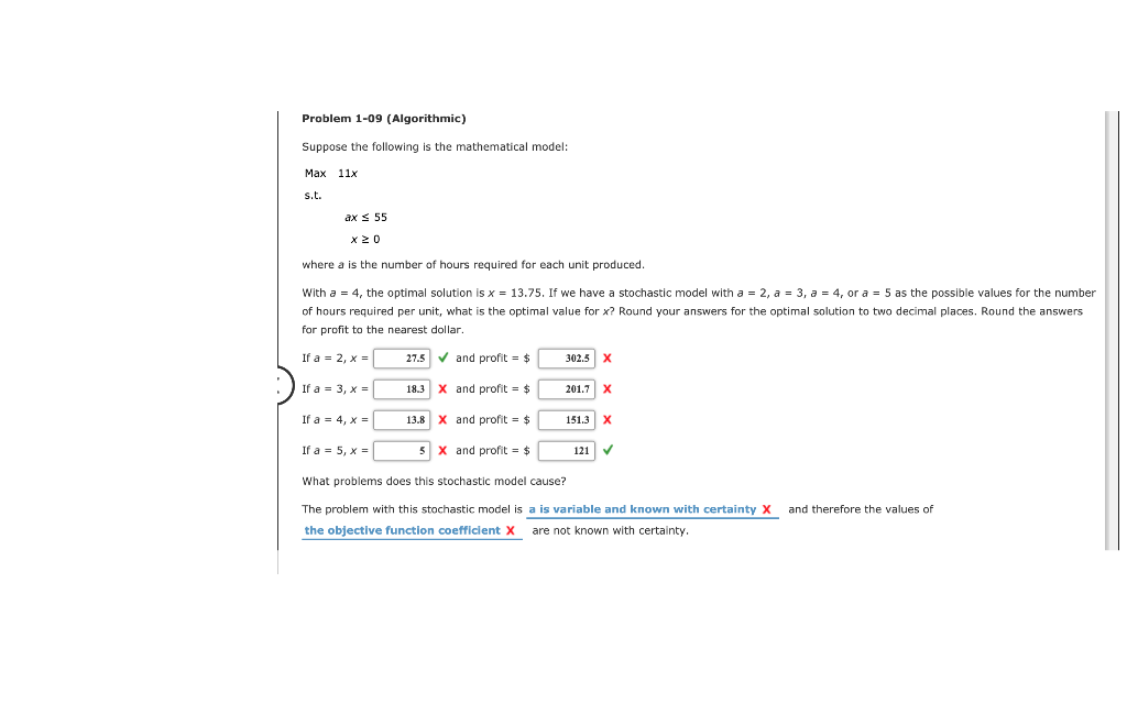 Solved Problem 1 09 Algorithmic Suppose The Following Is 