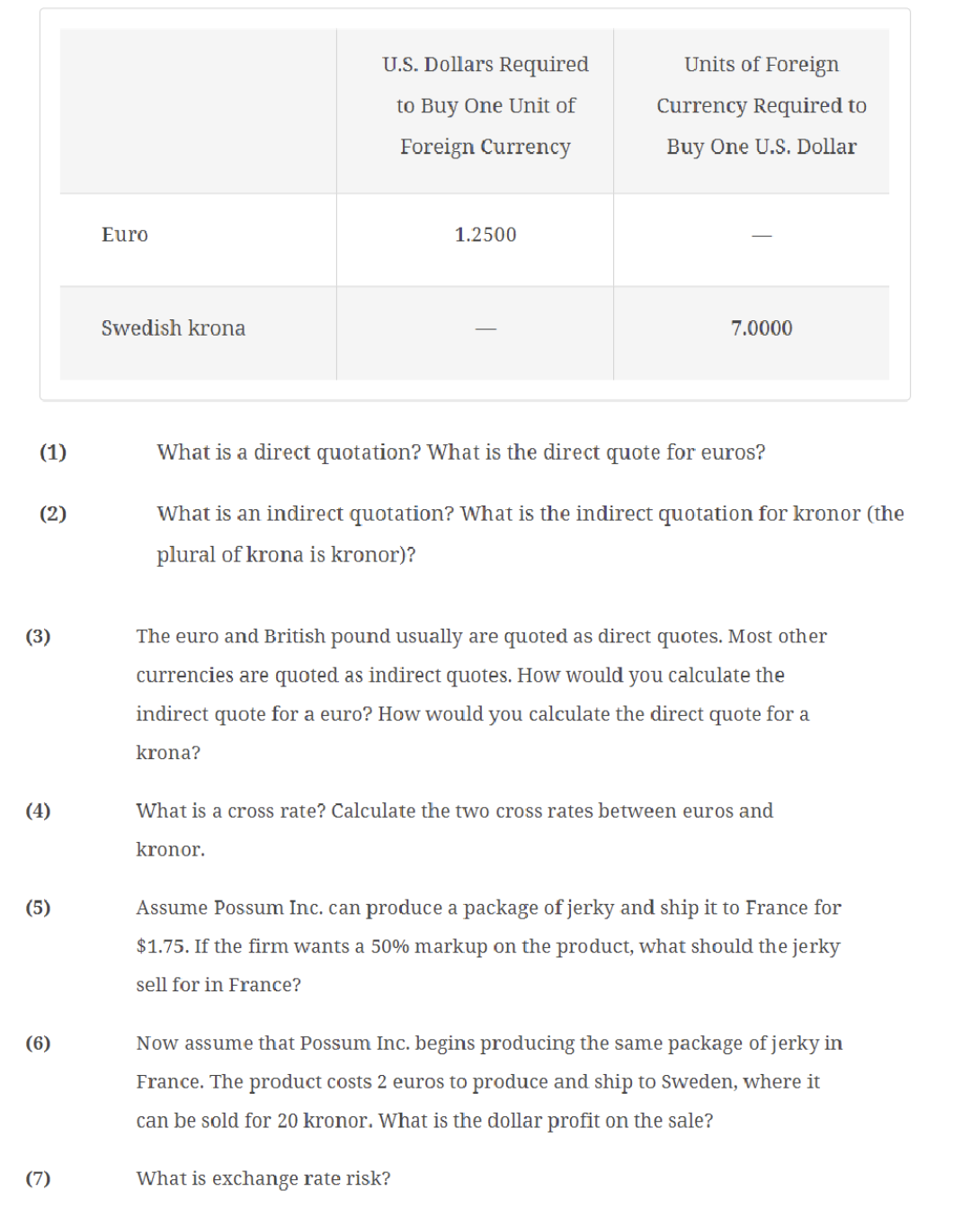 Solved (1) What is a direct quotation? What is the direct | Chegg.com