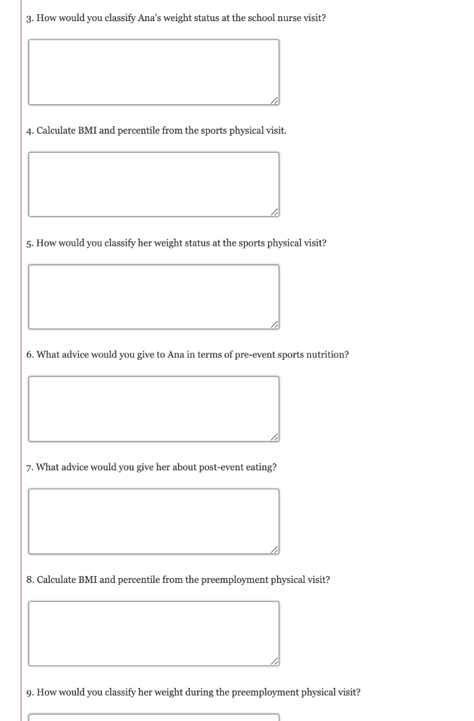 Solved Ana is a 15-year-old high school student who is | Chegg.com