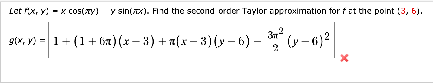 Solved Let f(x, y) = x cos(πy) − y sin(πx). Find the | Chegg.com