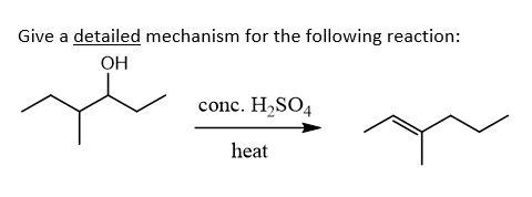 Solved Give a detailed mechanism for the following reaction: | Chegg.com