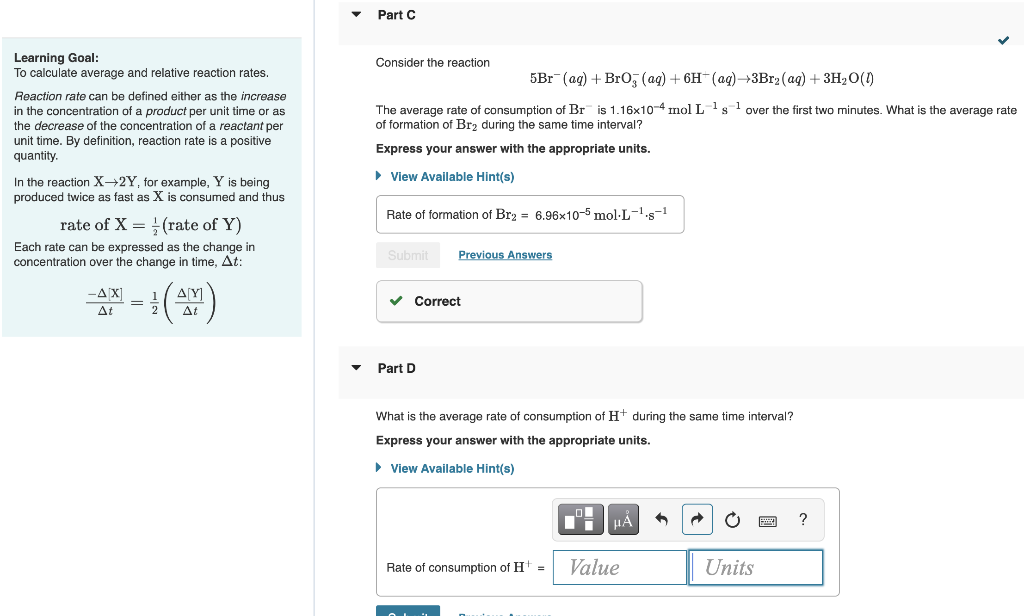 Solved Learning Goal: To calculate average and relative | Chegg.com