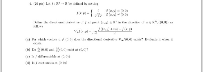 Solved Let f:R^2 rightarrow R be defined by setting f(x, y) | Chegg.com
