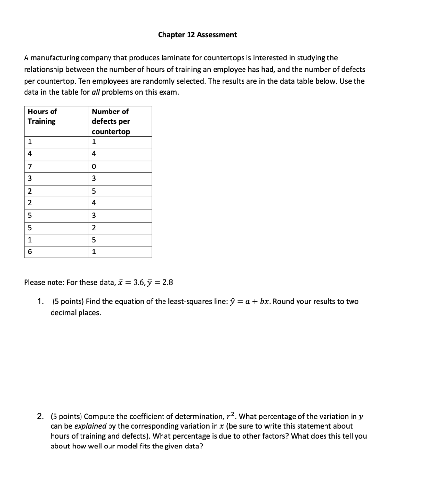 Solved I only need question 3 and 4 answered from this | Chegg.com