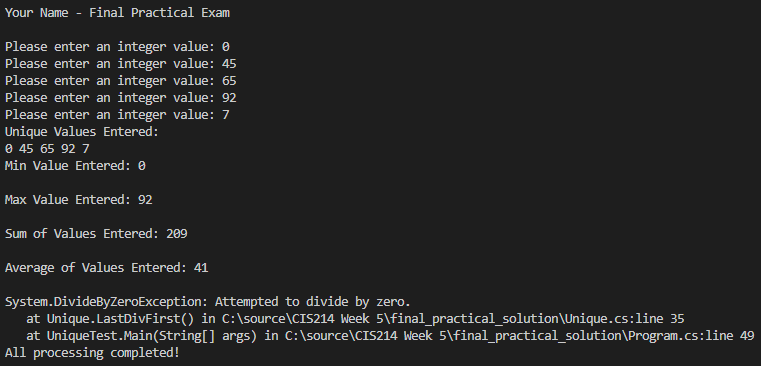 Solved Create a C# program will consist of two | Chegg.com