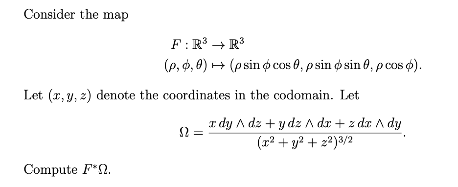 Solved Consider the map | Chegg.com