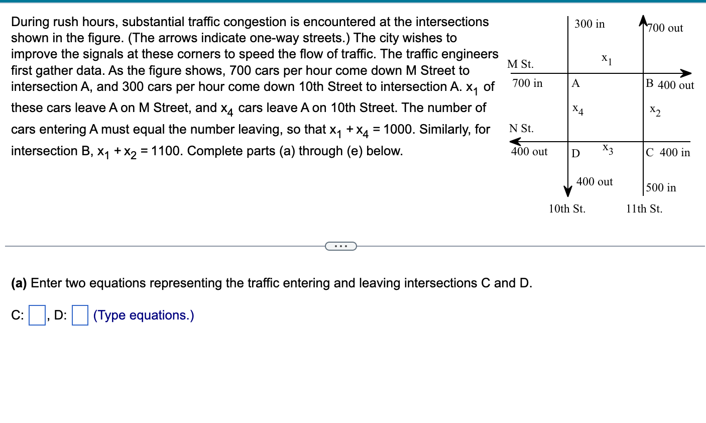 Solved During rush hours, substantial traffic congestion is | Chegg.com