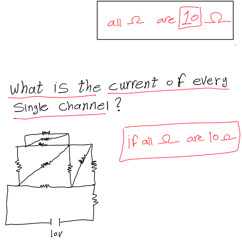 Solved What is the current of every Single channel? | Chegg.com