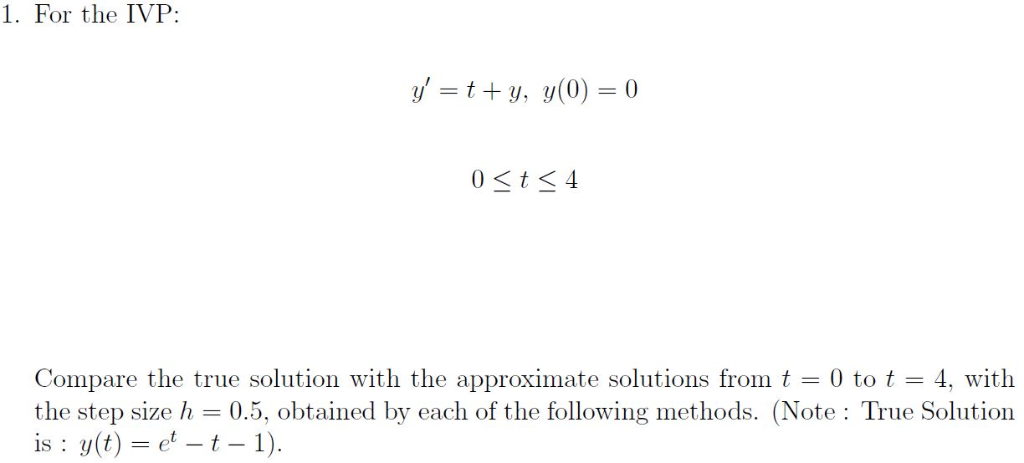 Solved Apply Euler-trapezoidal predictor-corrector method to | Chegg.com