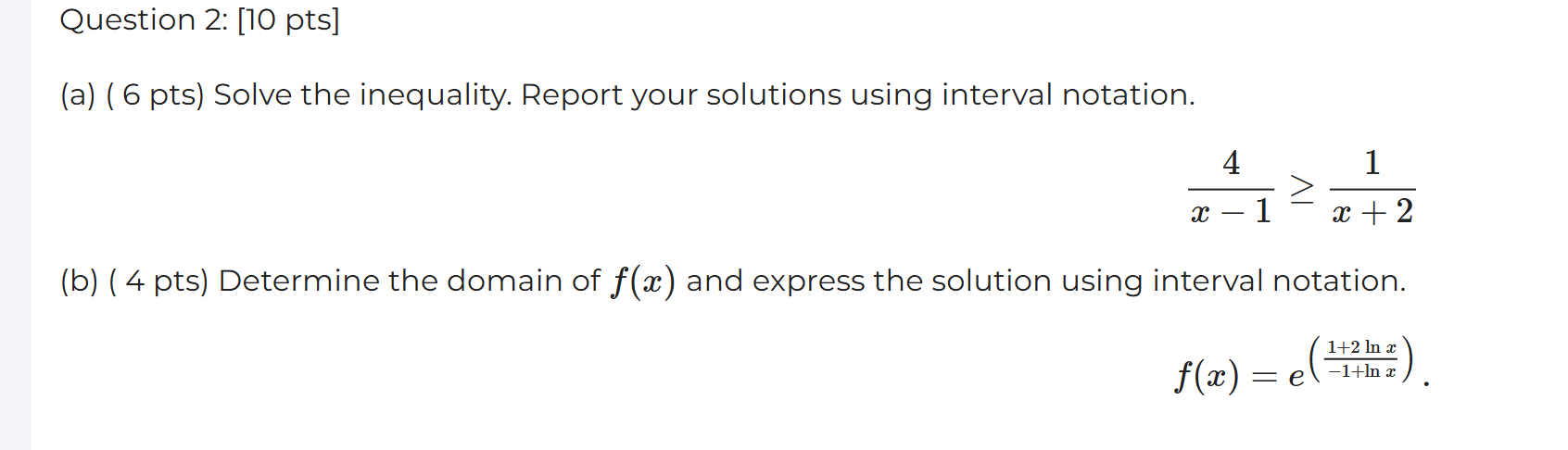 Solved Question 2: [10 pts](a) ( 6 pts) ﻿Solve the | Chegg.com
