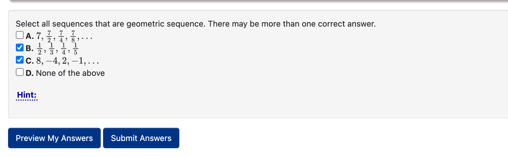 Solved Give the first five terms of each of the following | Chegg.com