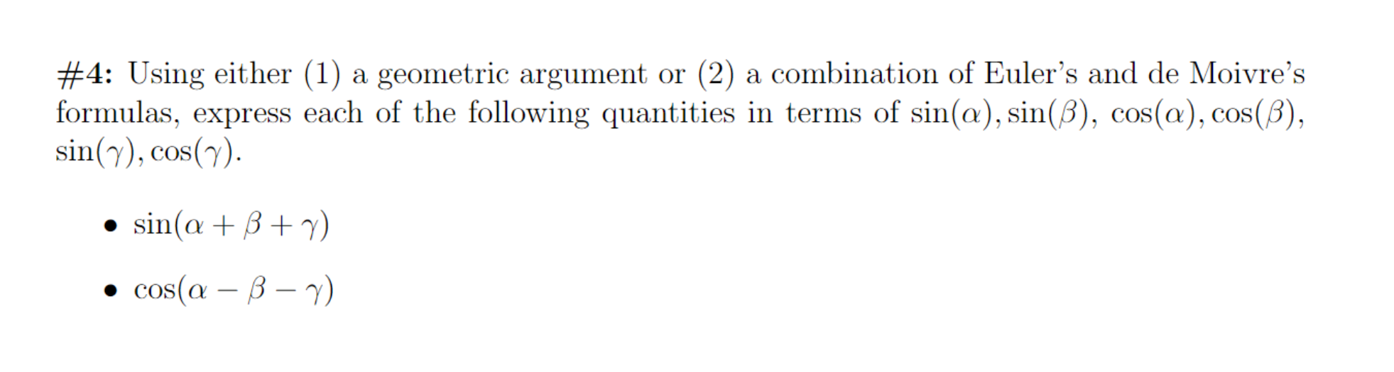 Solved Using either (1) ﻿a geometric argument or (2) ﻿a | Chegg.com