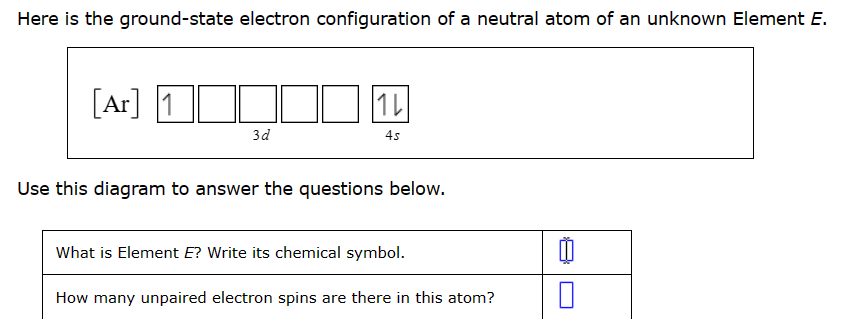 Solved Here is the ground-state electron configuration of a | Chegg.com