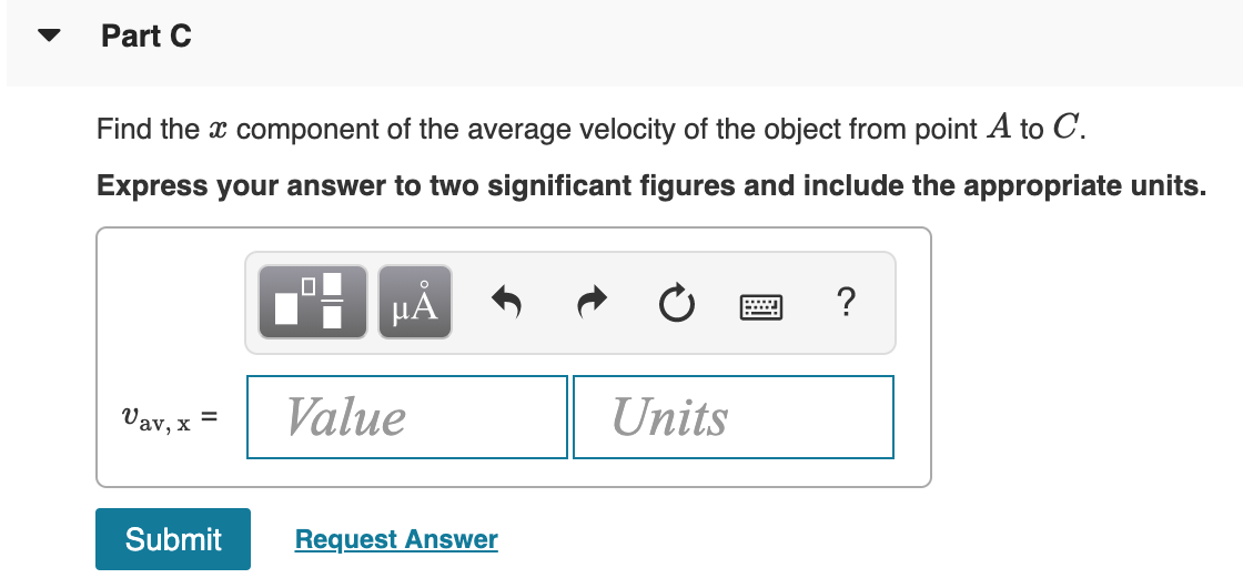 Solved An object moves along the x axis. (Figure 1) shows a | Chegg.com
