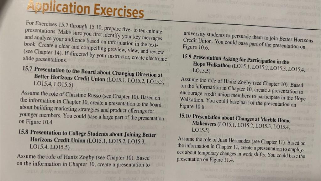 Solved Application Exercises For Exercises 15.7 through | Chegg.com