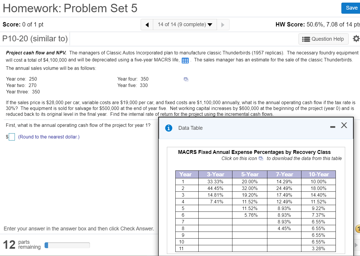 Solved Homework Problem Set 5 Save Score 0 Of 1 Pt 14 Of