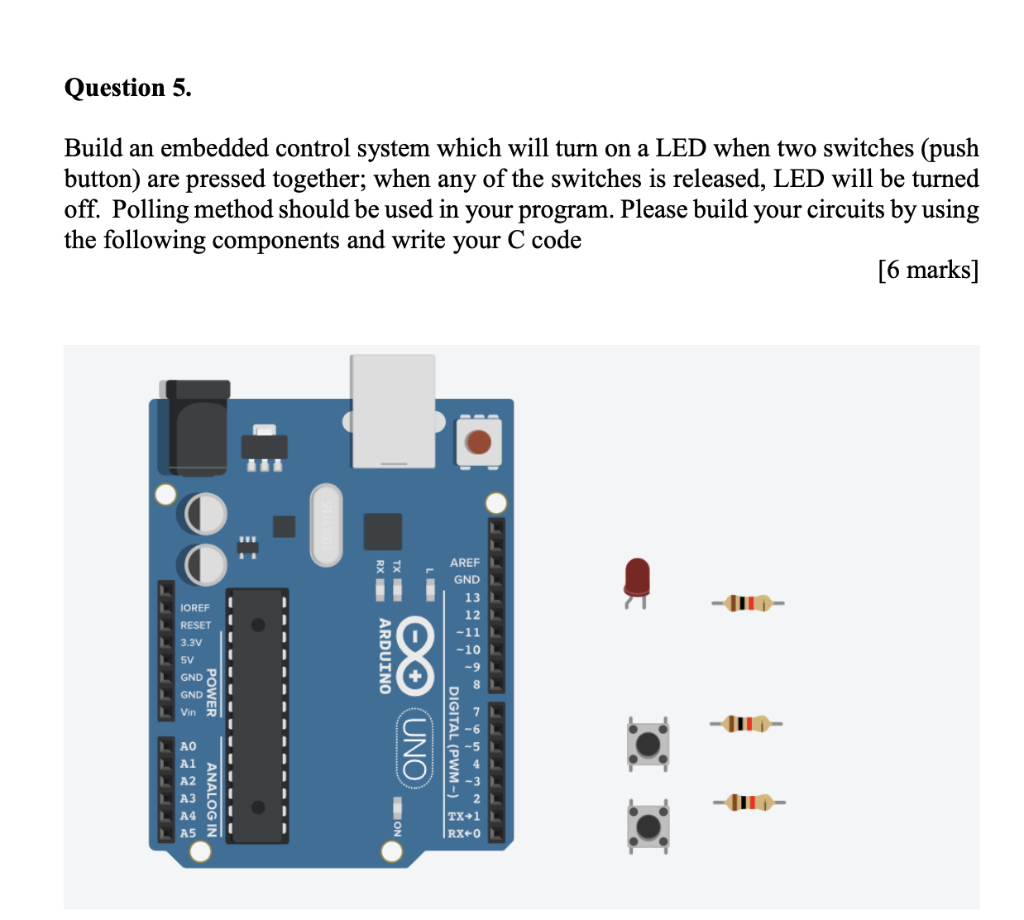 Solved Question 5. Build an embedded control system which | Chegg.com