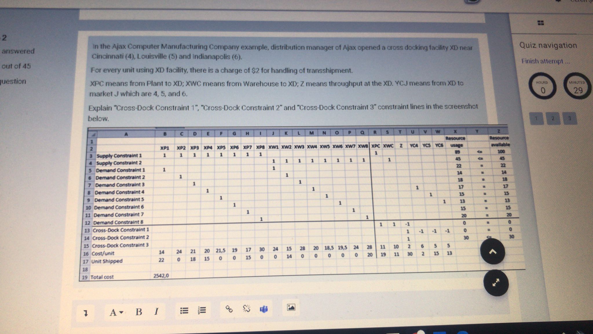 Solved In the Ajax Computer Manufacturing Company example, | Chegg.com