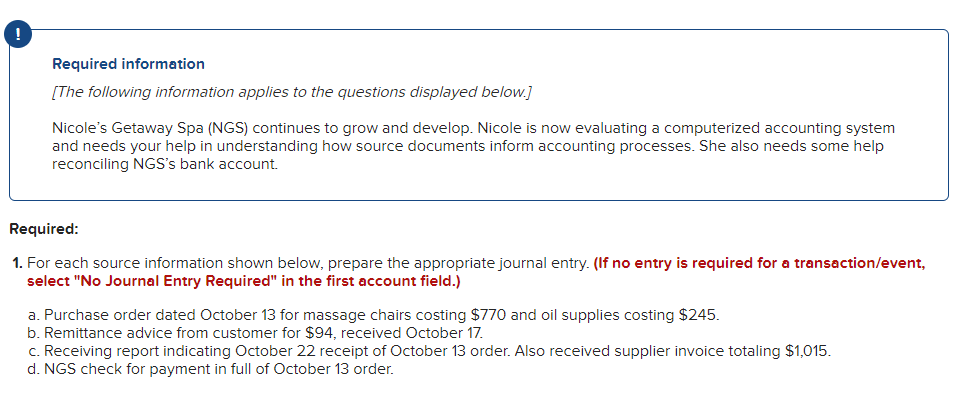 Solved Required information [The following information | Chegg.com