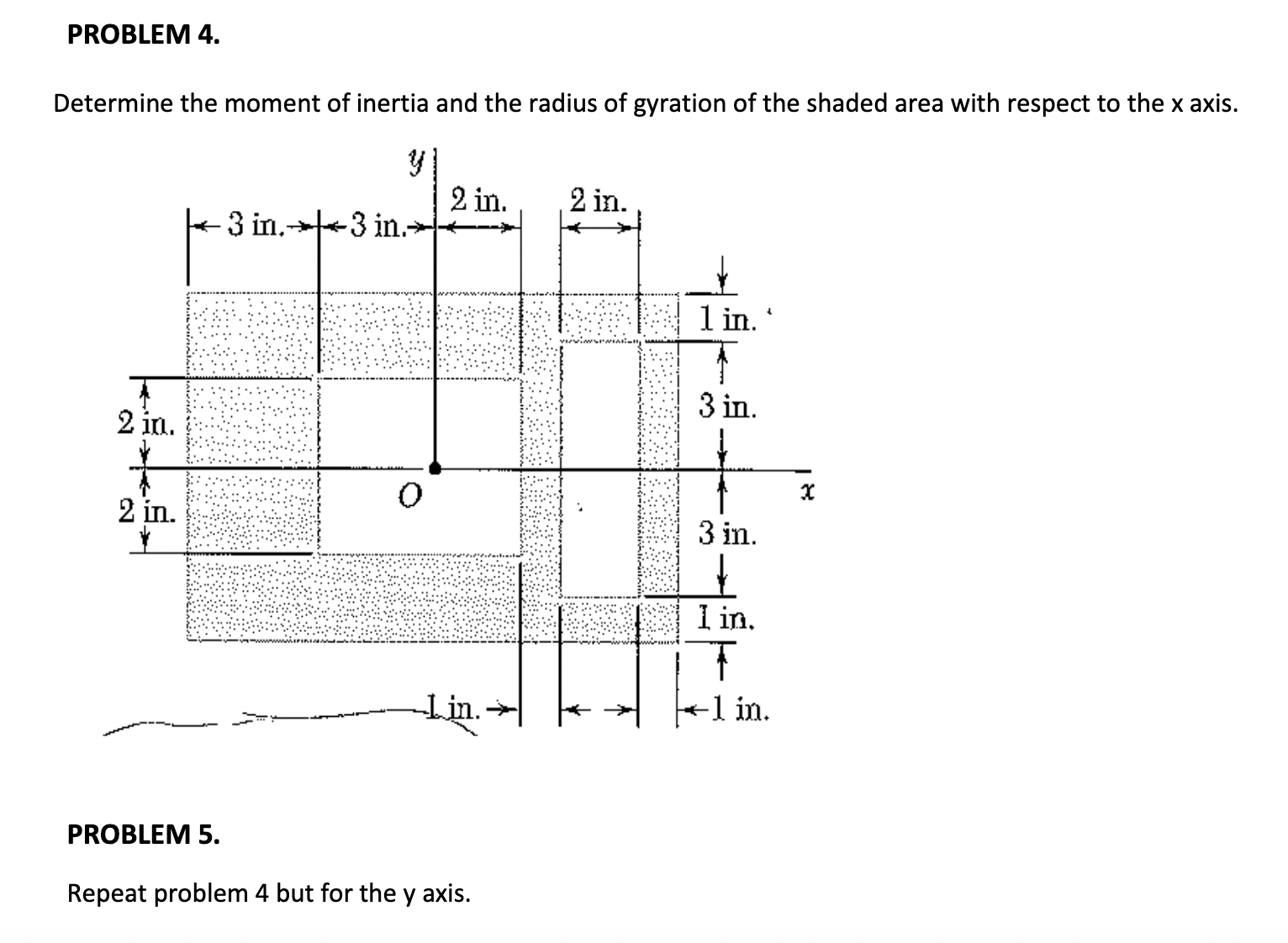 Solved PROBLEM 4.Determine the moment of inertia and the | Chegg.com