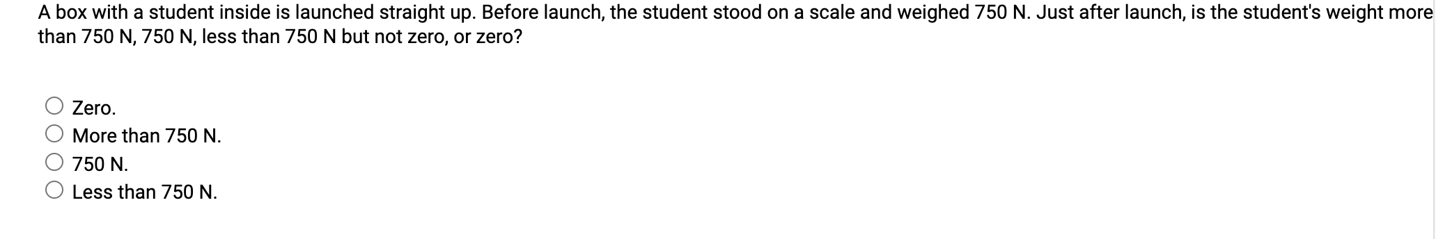 Solved A box with a student inside is launched straight up. | Chegg.com
