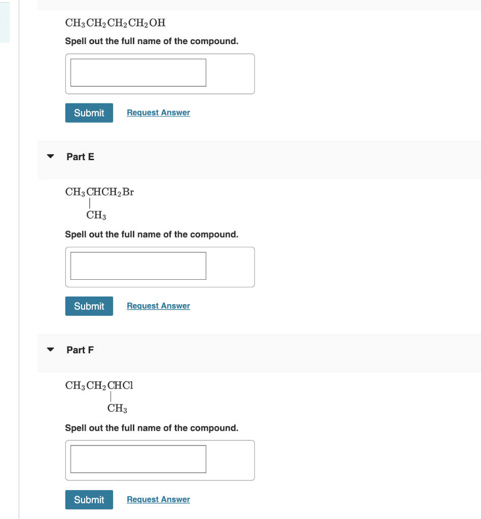 Solved CH3OCH2CH3 Spell out the full name of the compound. | Chegg.com