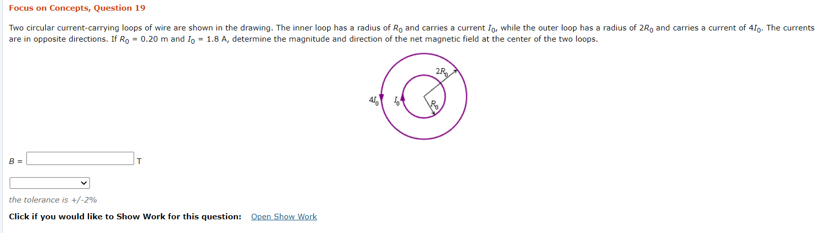 Solved Focus on Concepts, Question 19 Two circular | Chegg.com
