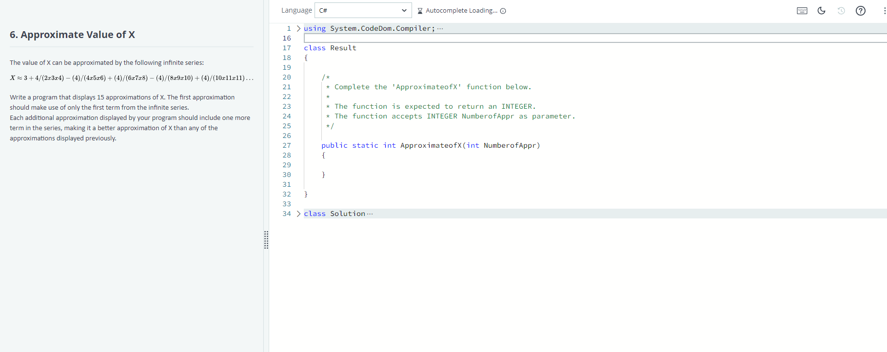 Solved The answer should be in C# or python2 or python3 | Chegg.com