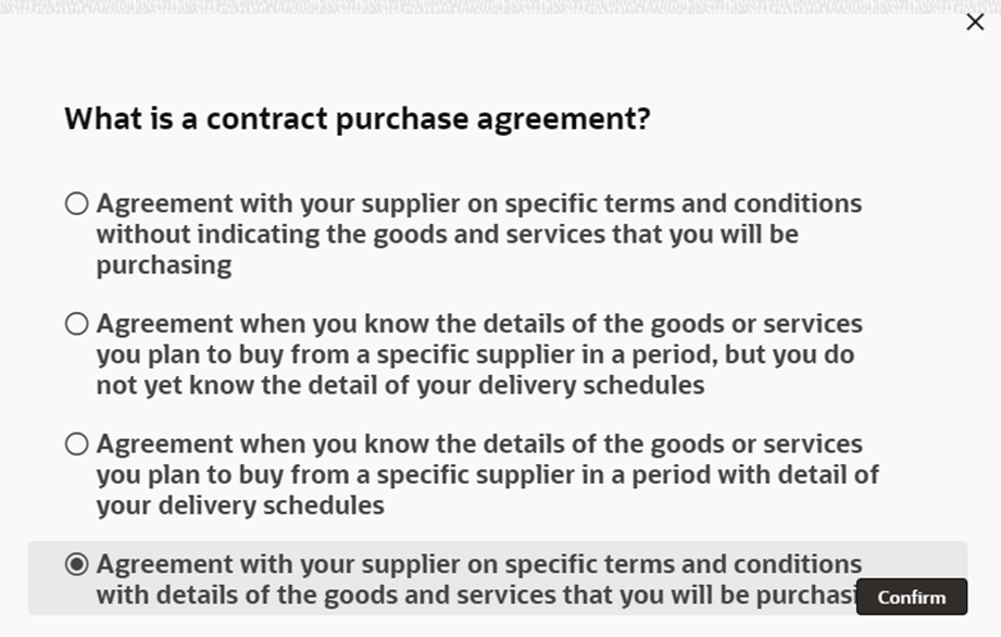 Solved What is a contract purchase agreement?Agreement with | Chegg.com