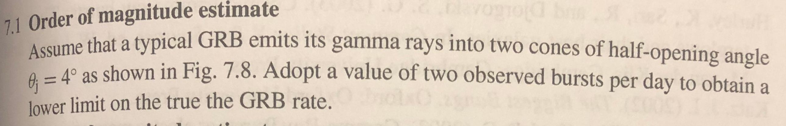 Solved 7.1 Order of magnitude estimate Assume that a typical | Chegg.com