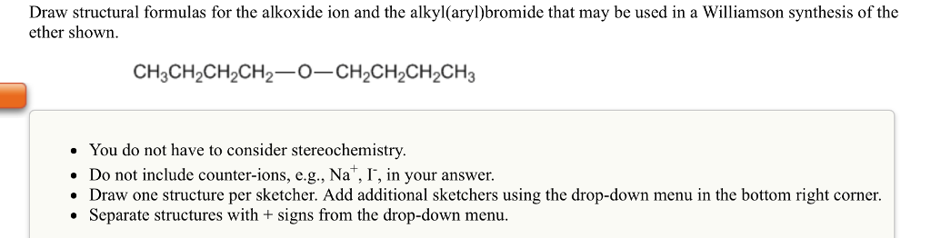 Solved Draw structural formulas for the alkoxide ion and the | Chegg.com